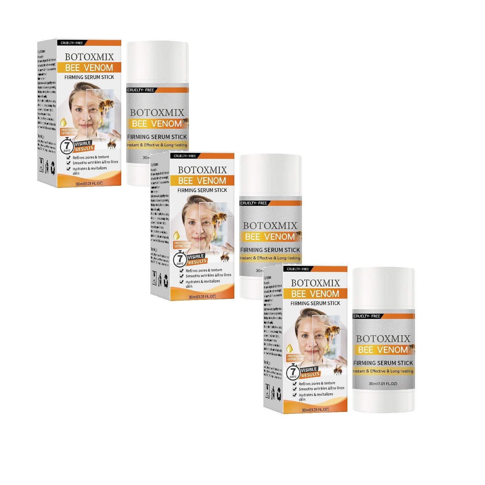 ‌Botox Bee Skin Tightening Firming Stick 50g - Portable Rotating Head ...