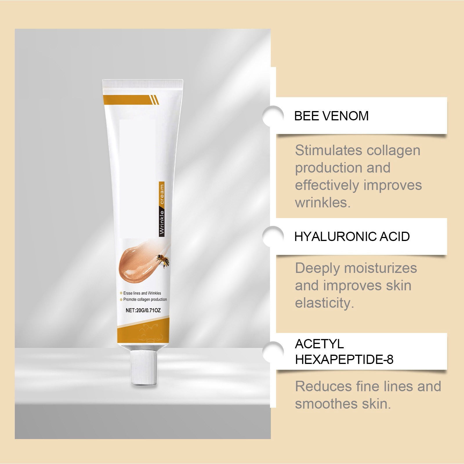B0t0x BeÂ®e VenÂ®om Wrinkle Cream, BeÂ®e VenÂ®om Anti-Wrinkle Firming ...