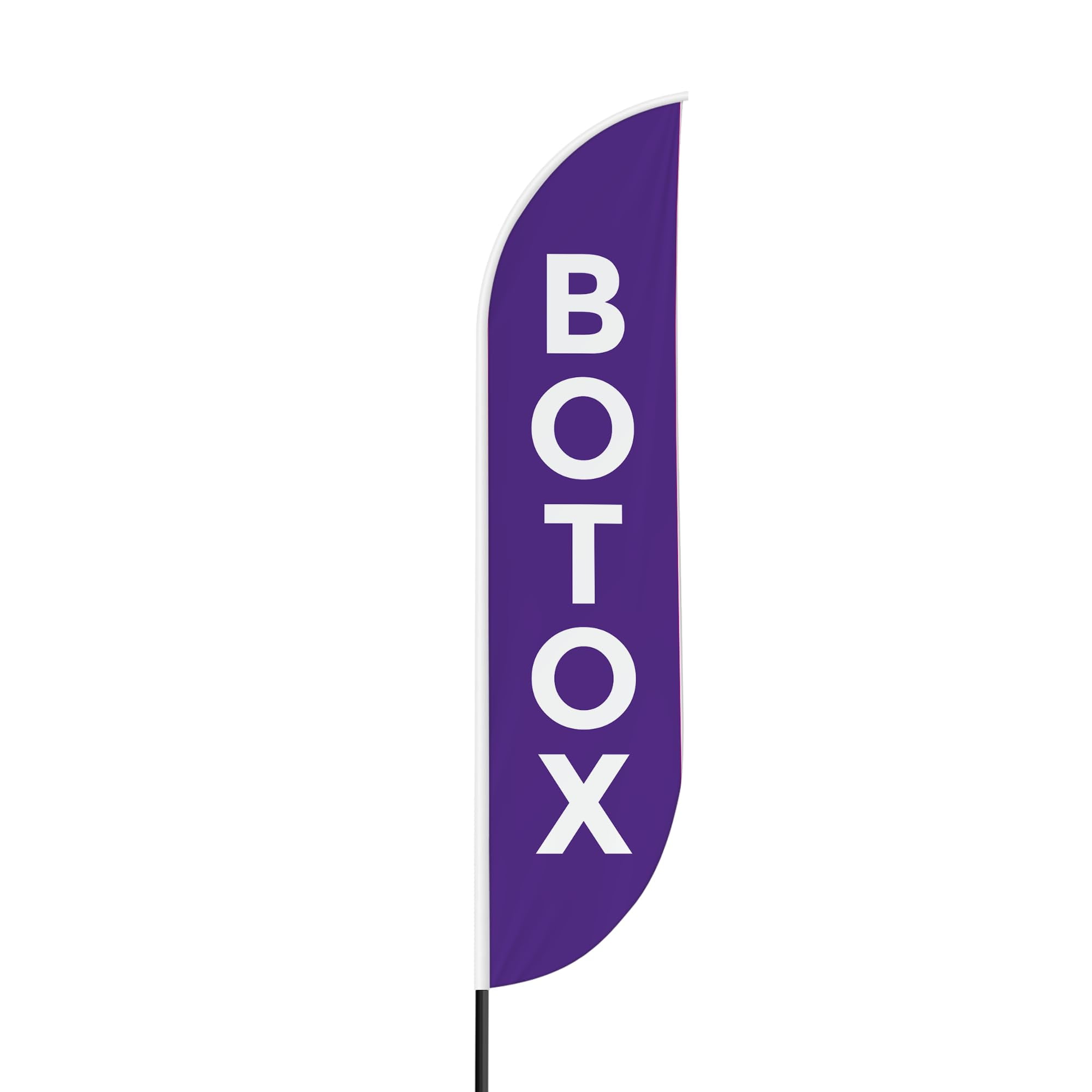 Botox Sign feather flag for Outdoor by Mavis Print | 11.5 FEET Long ...
