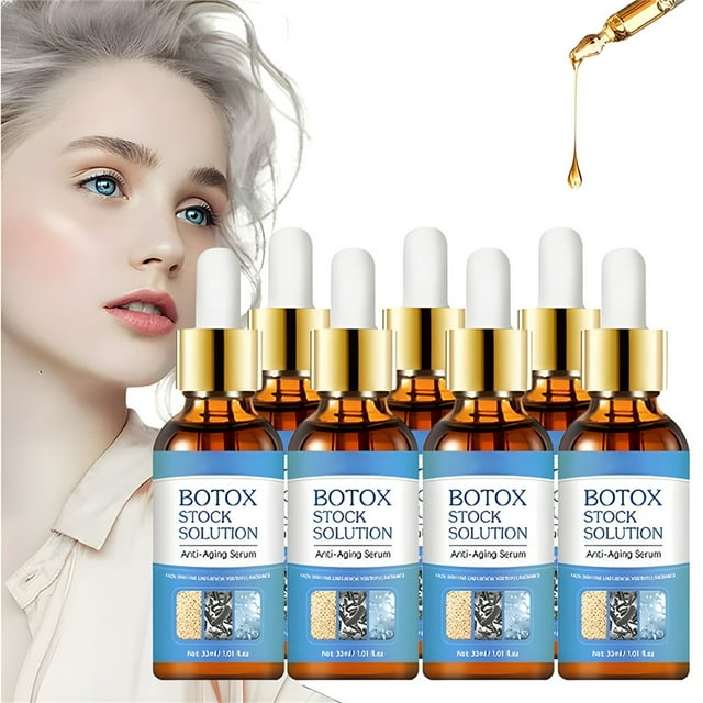 Botox Stock Solution Anti-aging Facial Serum, 7pcs Botox in a Bottle ...