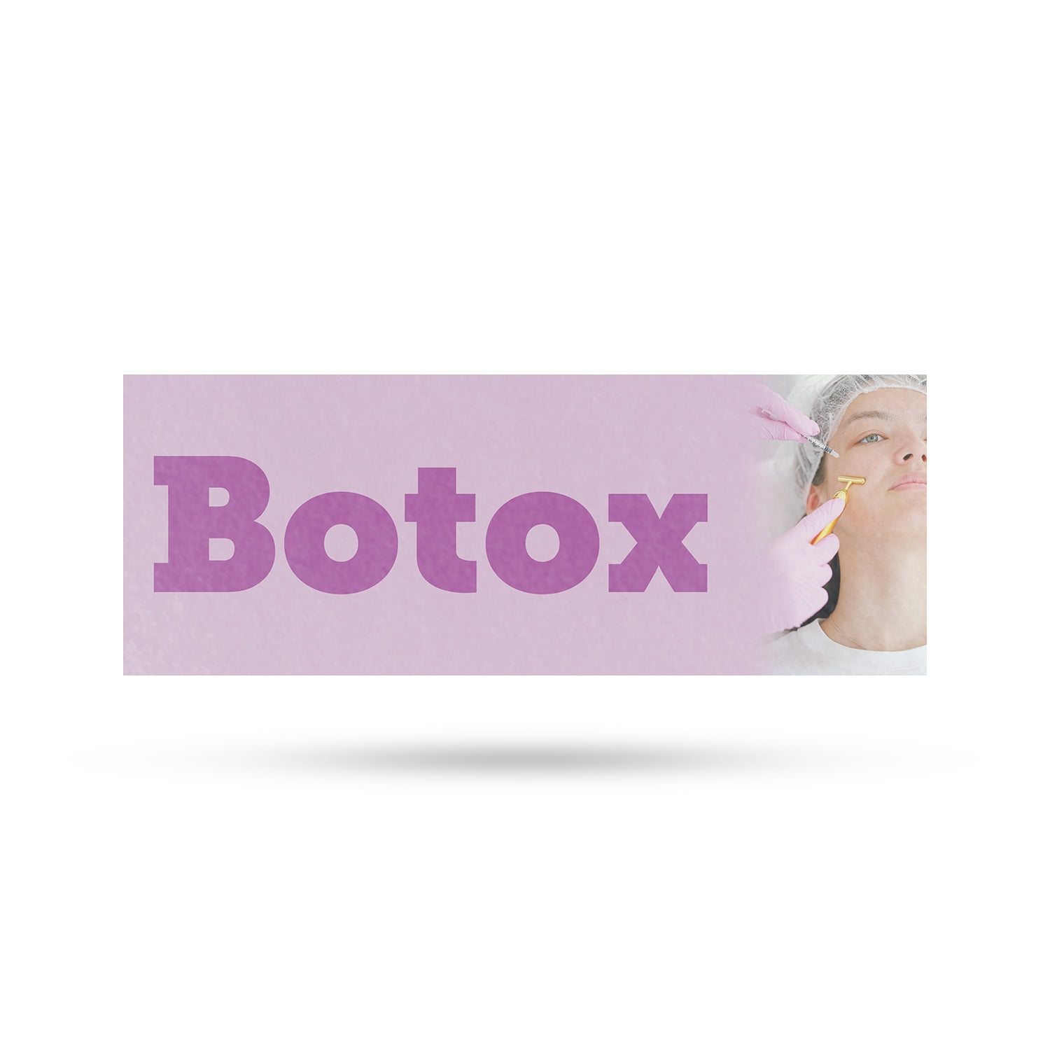 Botox Vinyl Decal 24 Inch x 9 Inch Weatherproof Heavy-Duty Adhesive ...