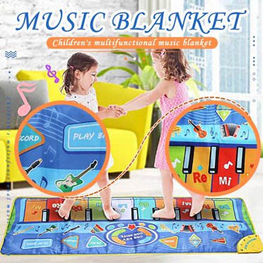 AIMEDYOU Piano Mat Musical Keyboard Playmat 39.5" Electronic Music ...