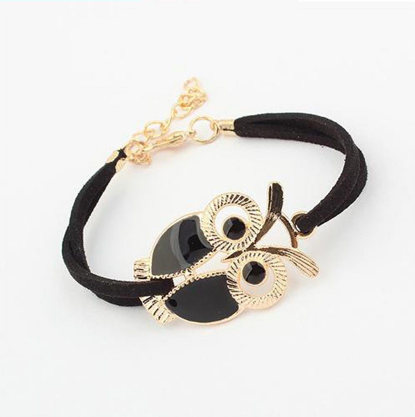 Botrong Bracelet for Women Girls Vintage Owl Decoration Faux Leather ...