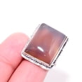 Botswana Agate - Botswana Designer Handmade 925 Sterling Silver Ring S ...
