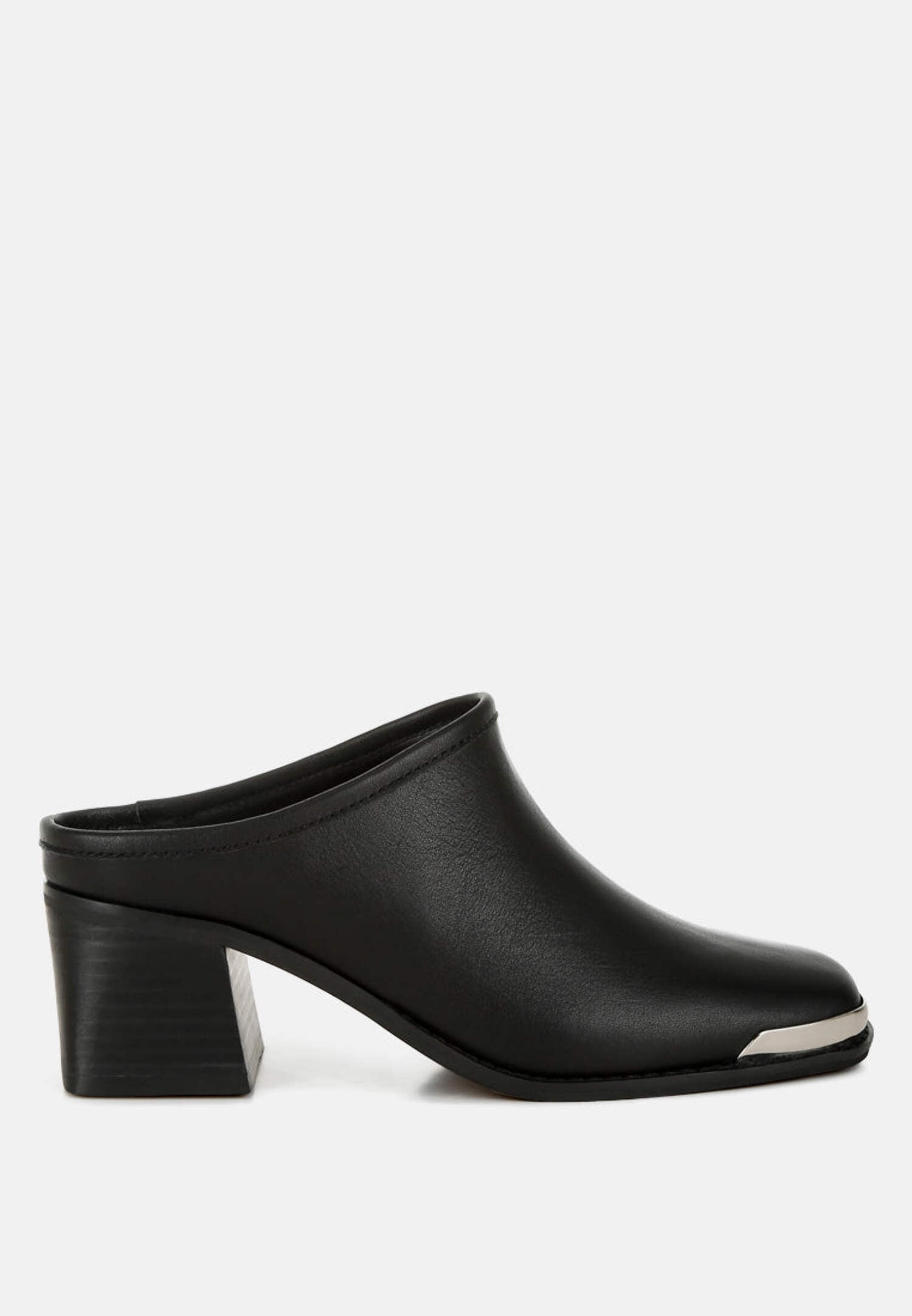 Bottani Genuine Leather Slip-On Mules - Walmart.com