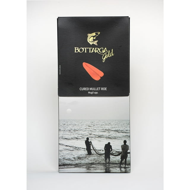 Bottarga Gold - Dried Mullet Roe 3.5 oz + Recipe Book - Walmart.com