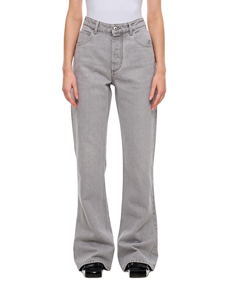 Bottega Veneta Light Grey Washed Flared Denim Pants (Women's) - Walmart.com