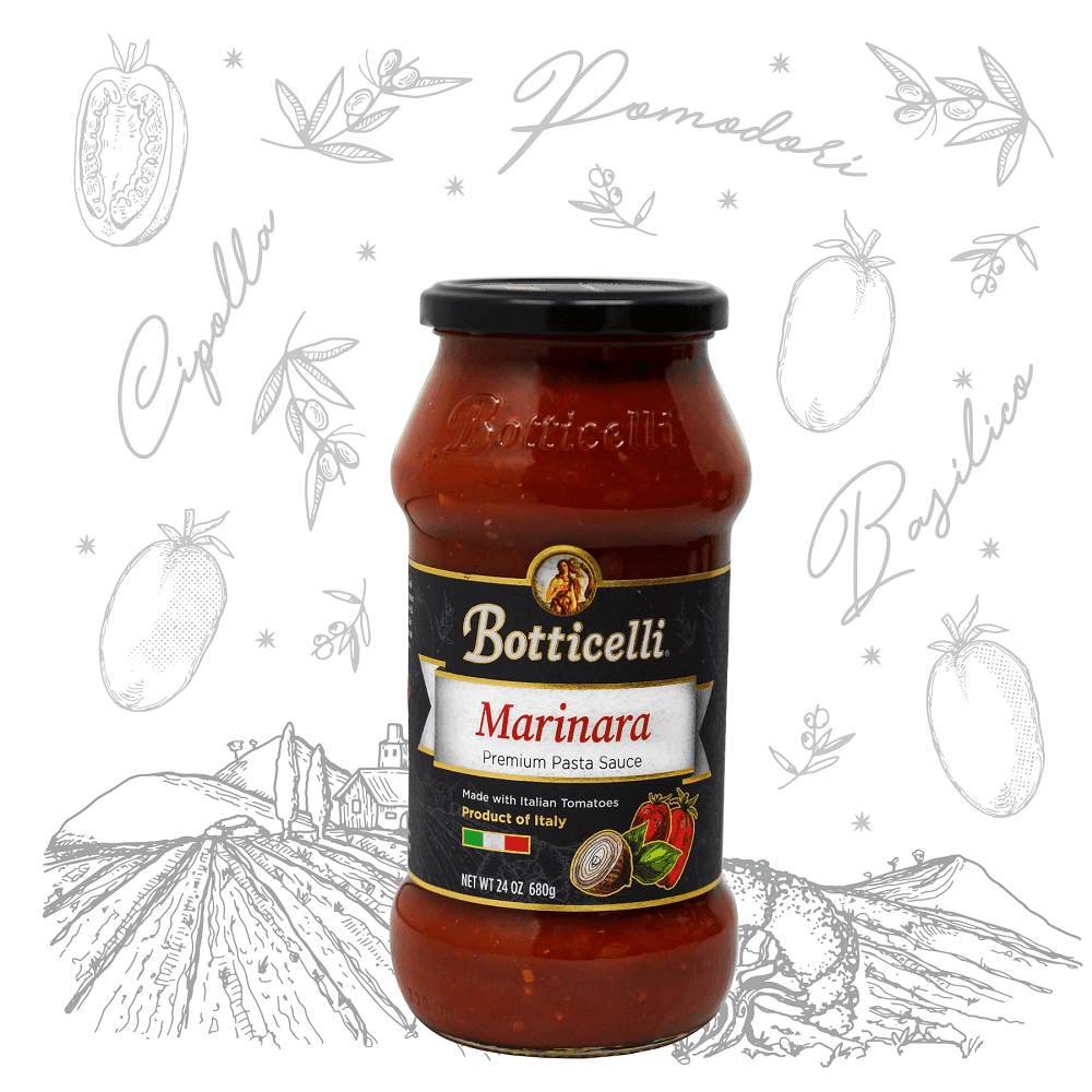 Botticelli Foods Premium Italian Marinara Pasta Sauce, 24 oz [Pack of 6 ...