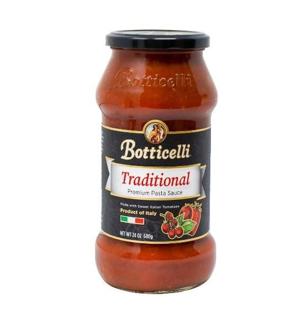 (Pack Of 6) Botticelli Pasta Sauce Traditional 24 Oz - Walmart.com