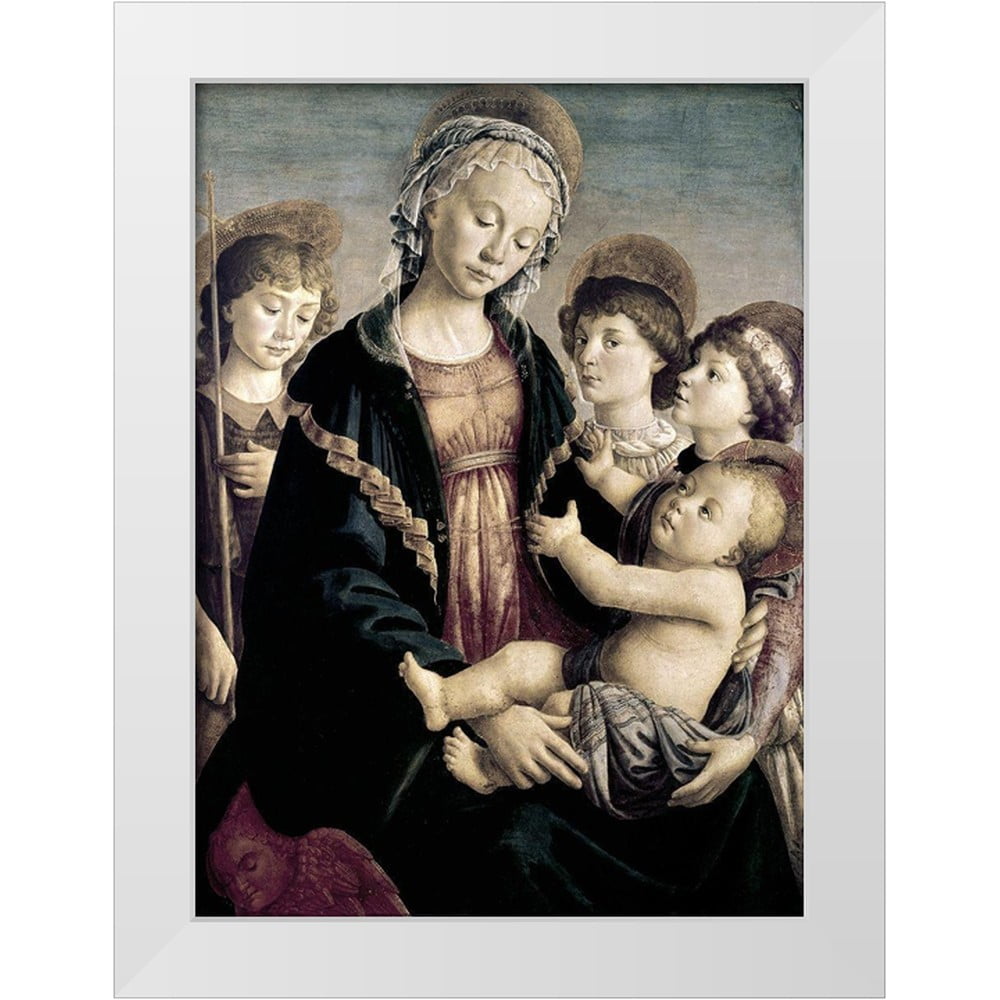 Botticelli, Sandro 11x14 White Modern Wood Framed Museum Art Print ...
