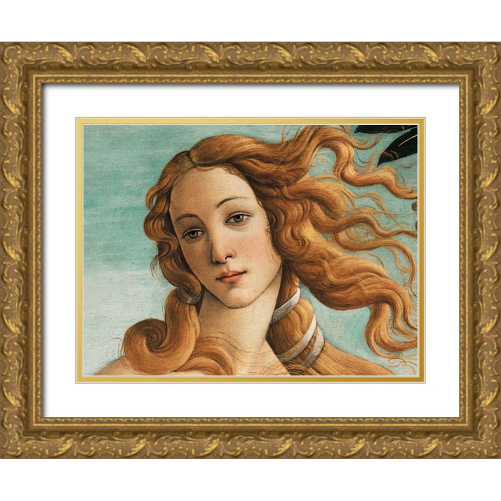 Botticelli, Sandro 14x12 Gold Ornate Wood Framed with Double Matting ...