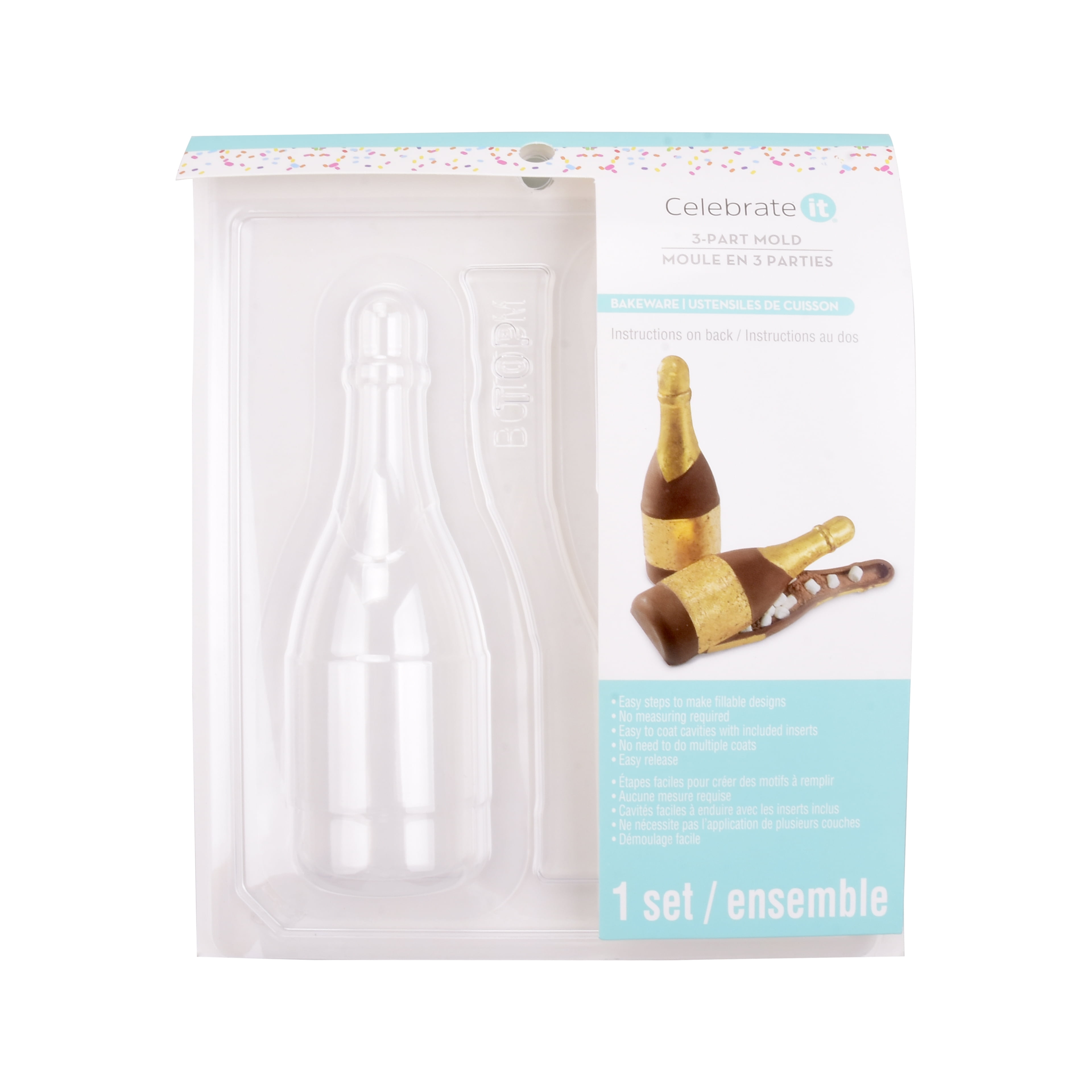 Bottle 3-Part Mold by Celebrate It™ - Walmart.com