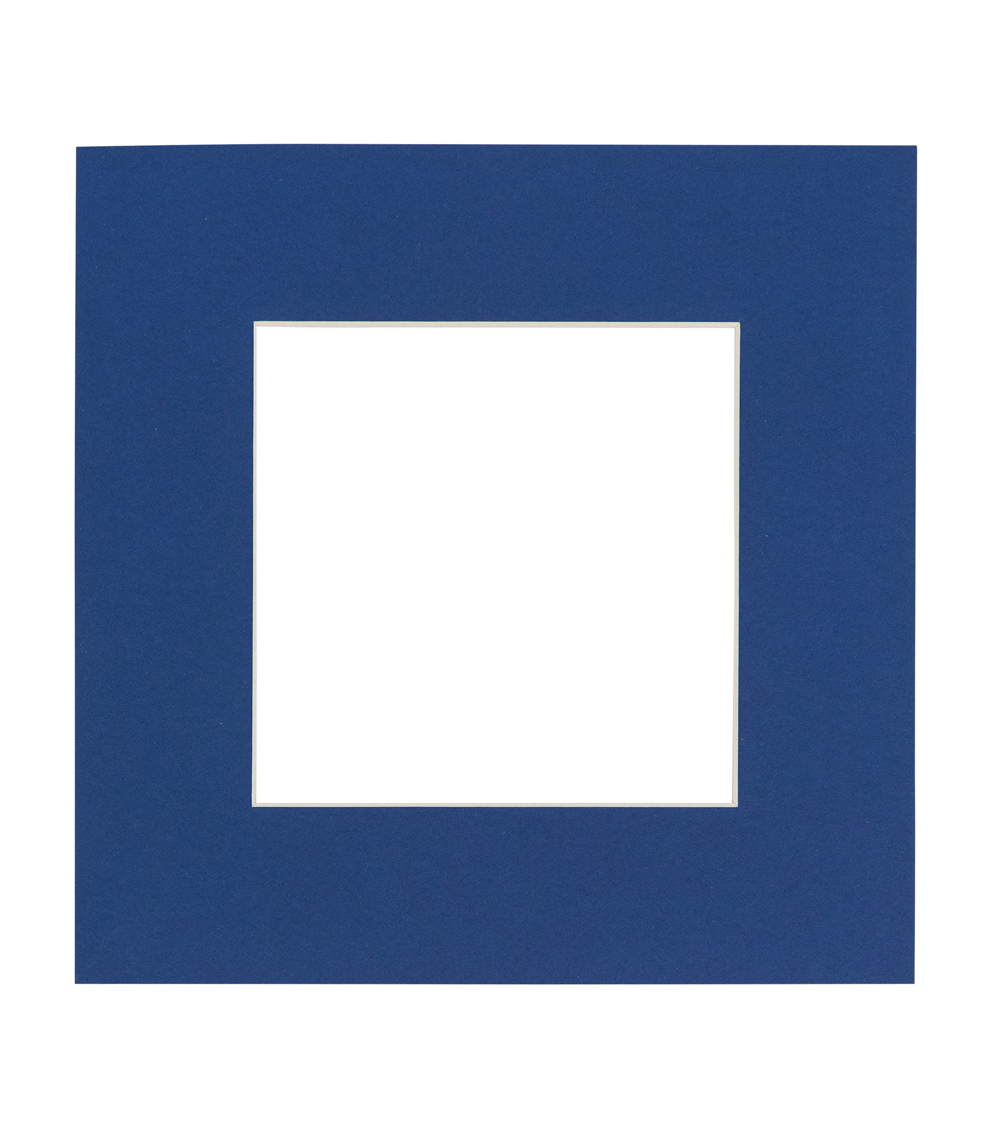 Bottle Blue Acid Free 7x7 Square Picture Frame Mat with White Core ...