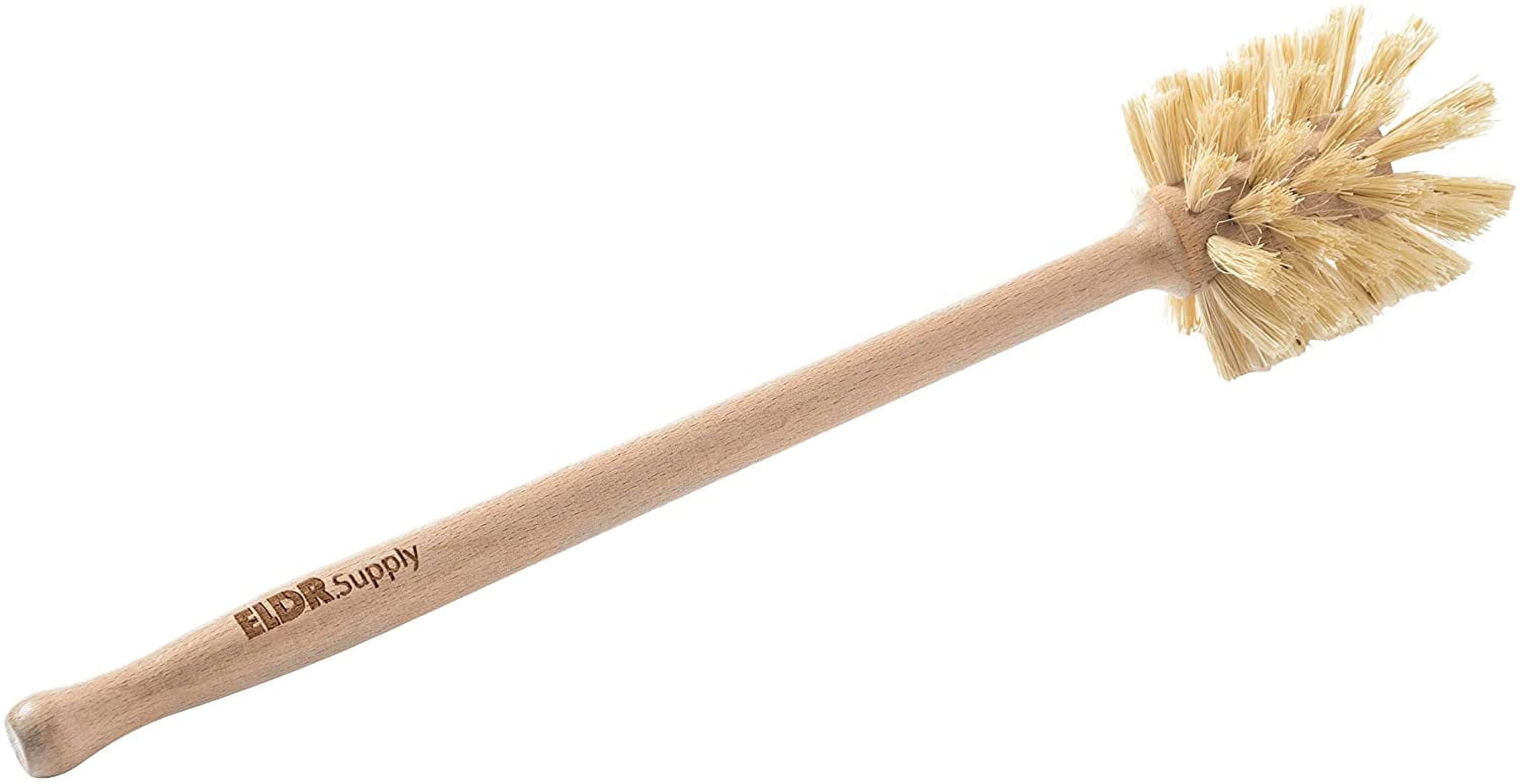 Bottle Brush, 14in Extra Long German Beechwood Handle, Strong Hemp ...