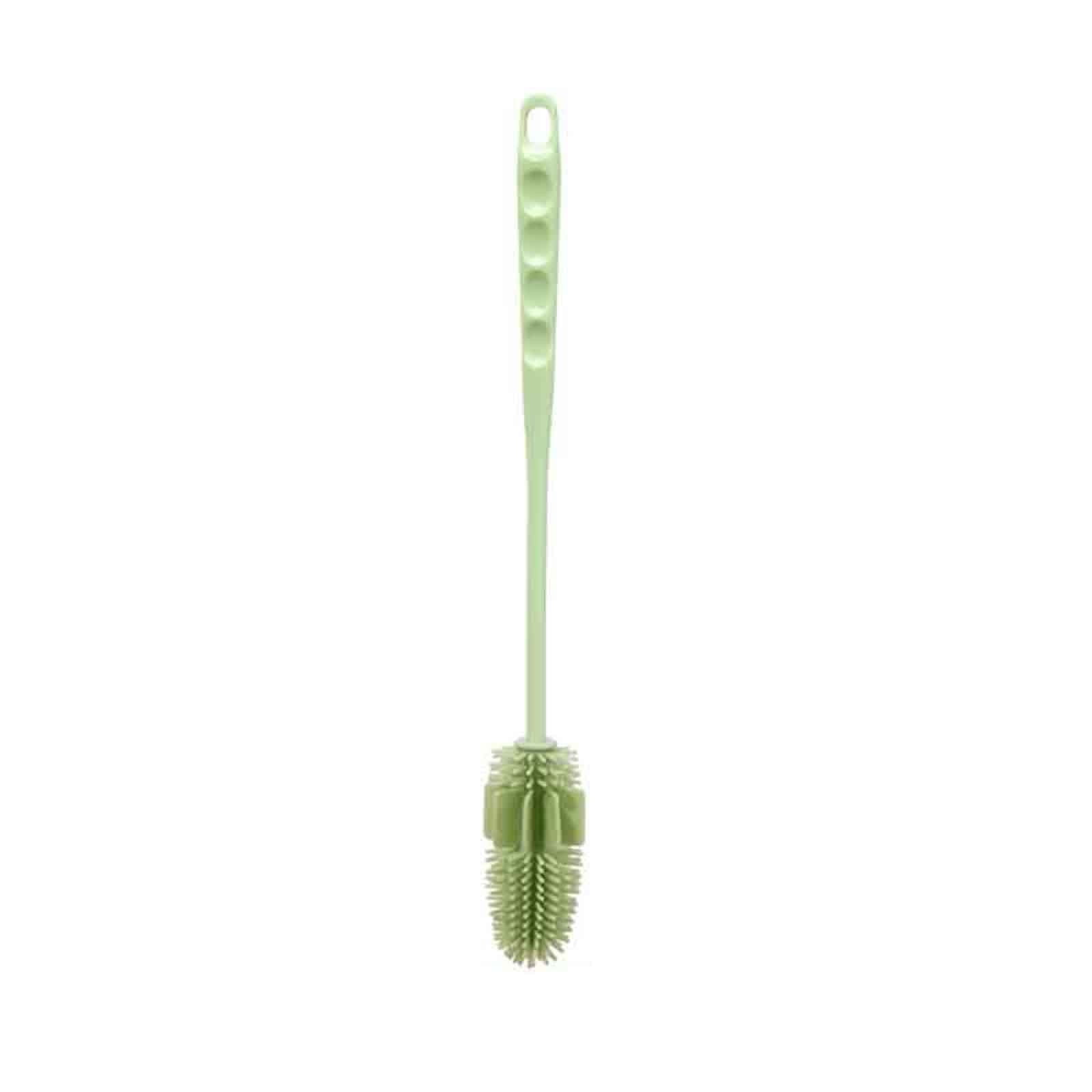 Bottle Brush Long Handle Bottle Brush with Tpr Bristles, Heavy Duty Cup ...