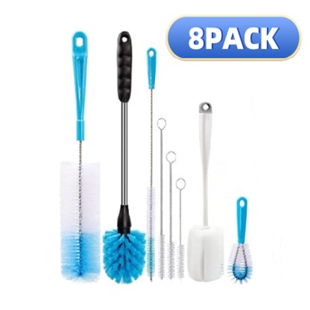 Bottle Brush Tube Cleaning Set,Long Handle Bottle Cleaner for Washing ...