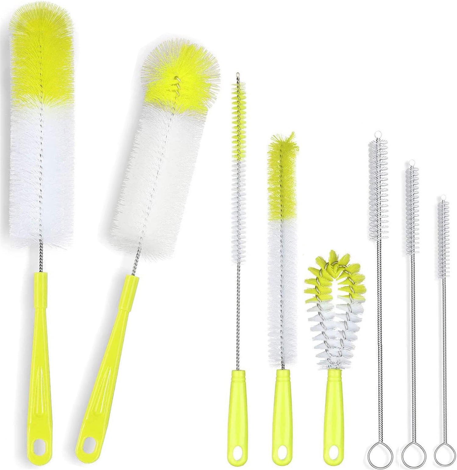 Bottle Brushes and Straw Cleaner Brush Set,Happon 8Pcs Multipurpose ...