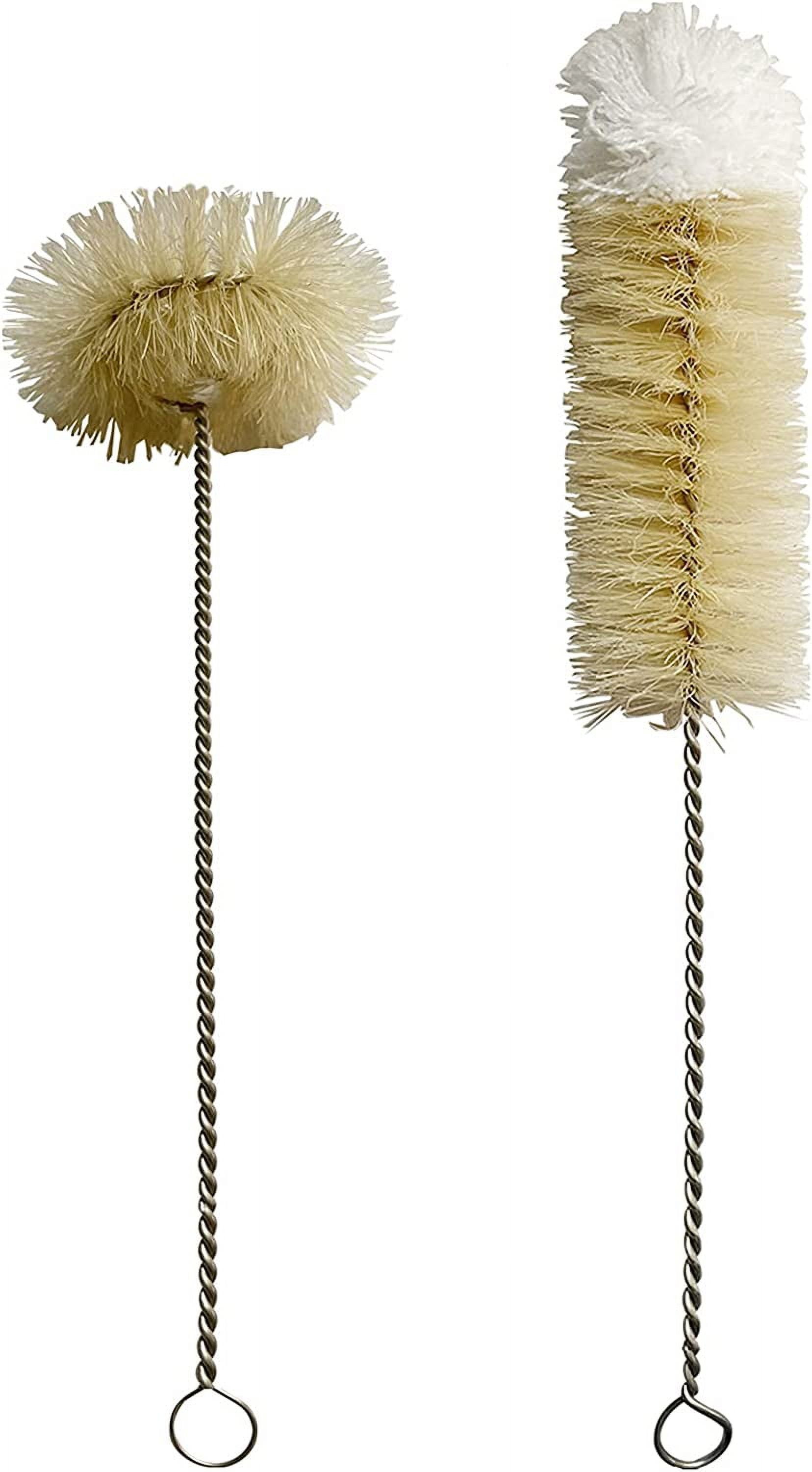 Bottle Brushes Thin Long Handle X 2, Skinny Wire Cleaner Set in ...