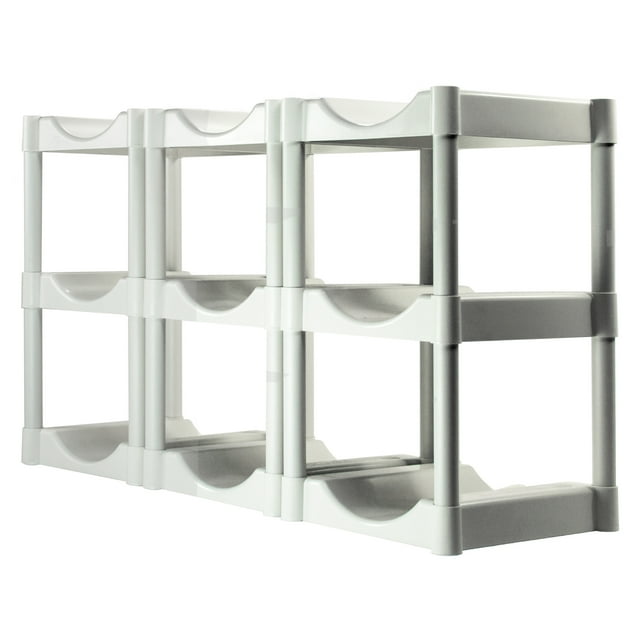 Bottle Buddy 9-Tray Gallon Water Bottle Holder, Kitchen Storage System ...