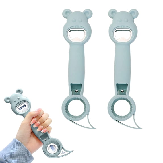 Bottle&Can Opener Lid Opener Kitchen Tool 4 in 1 Utility Charmer for ...