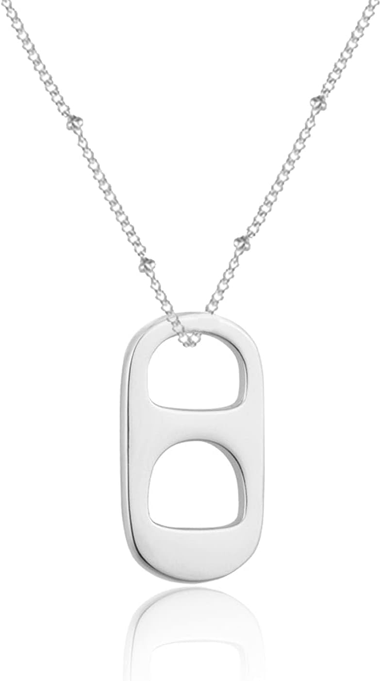 Bottle Cap Necklace Soda Tab Necklace for Women Soda Cap Pendant ...