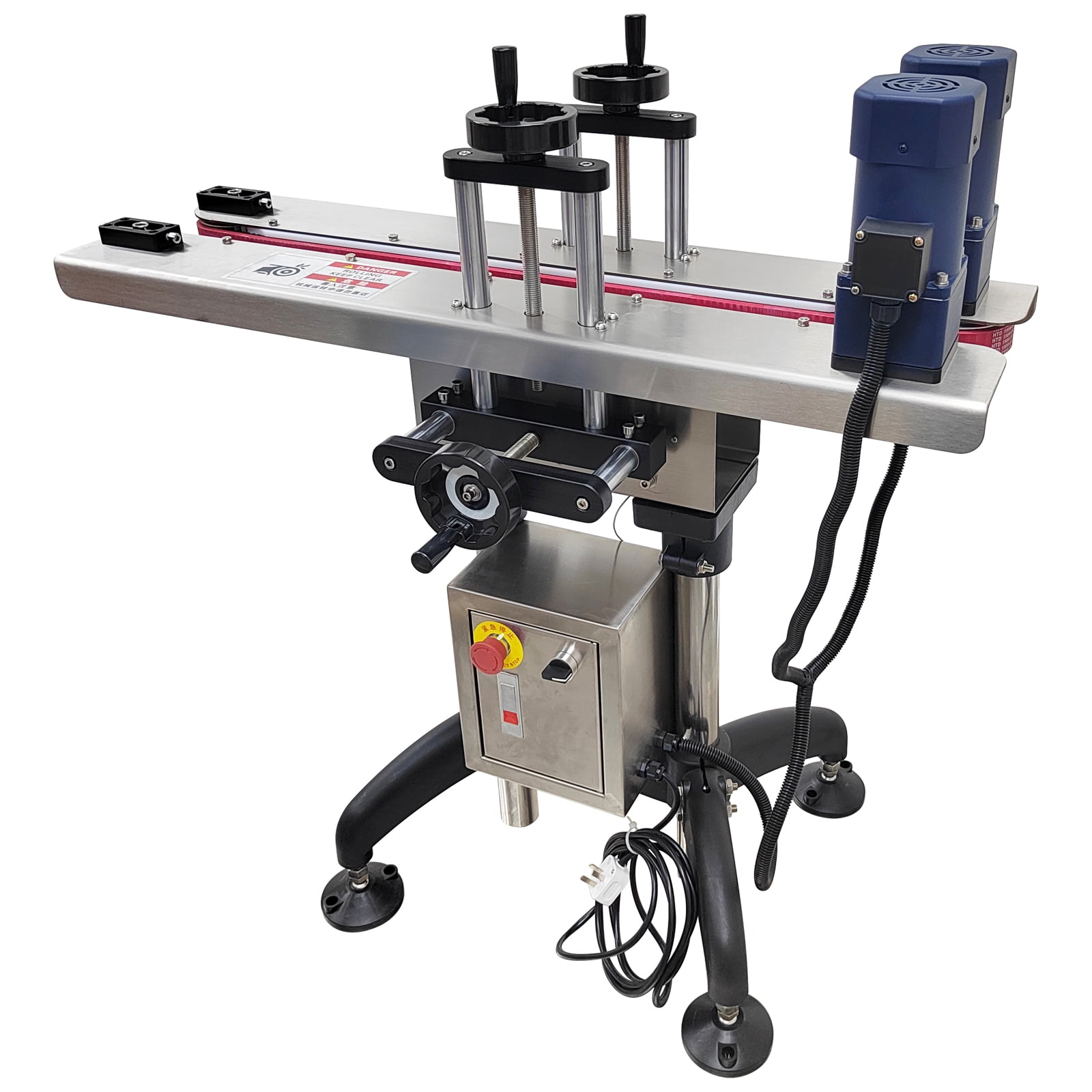 Bottle Clamping Conveyor Double Motor Bottomless Gap Transfer for Food ...