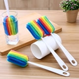 Bottle Cleaning Brush for Cups & Coffee Mugs | Long Handle Sponge ...