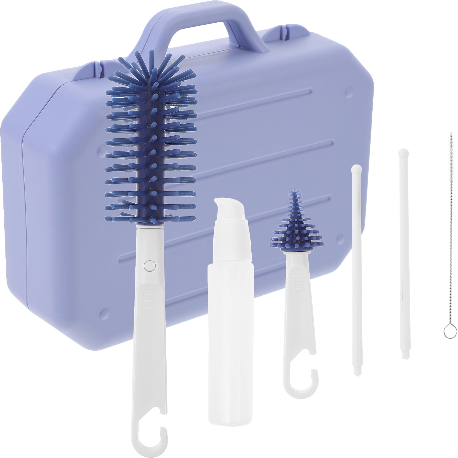 Bottle Cleaning Brush Set Straw Cleaner Refillable Pacifier Baby ...