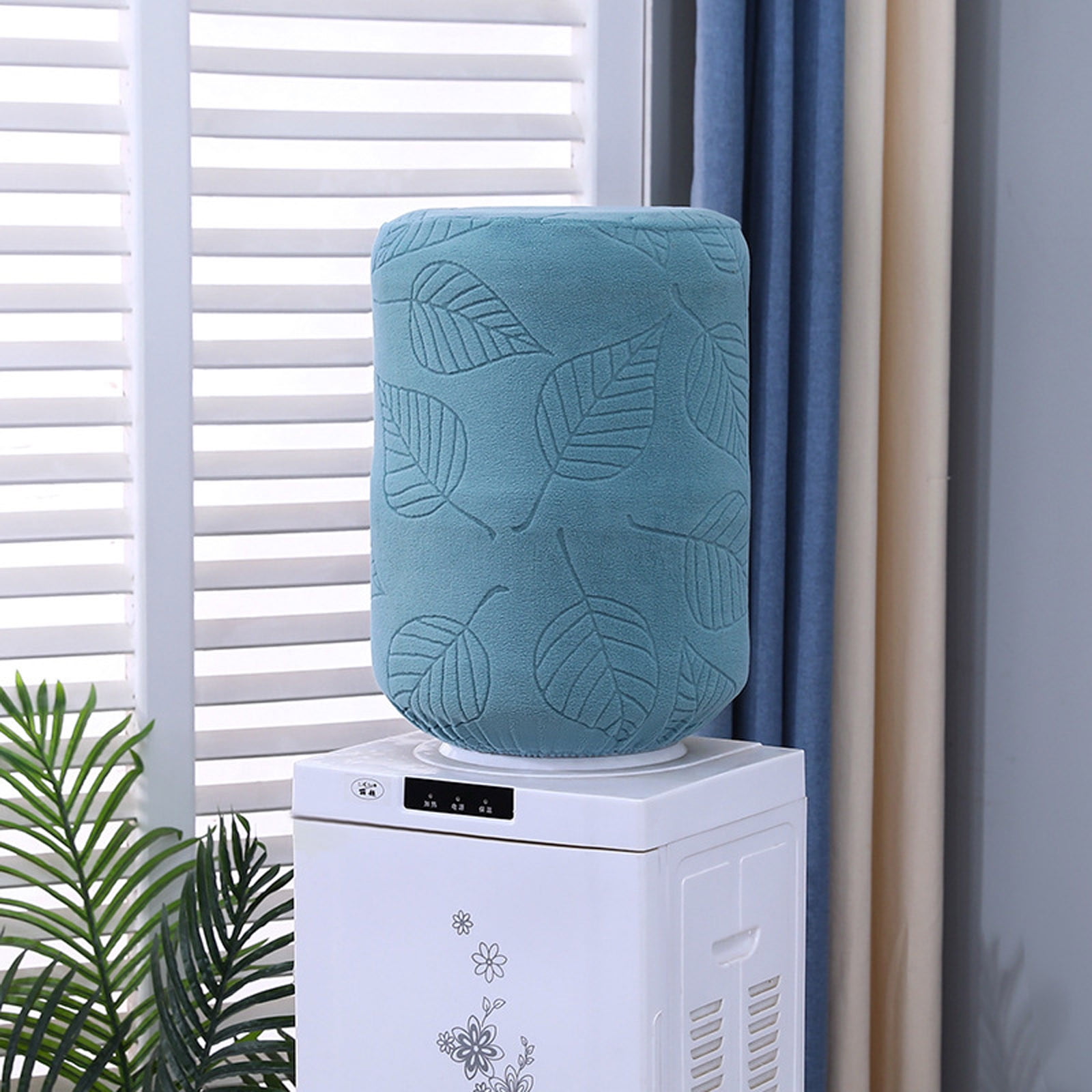 Bottle Covers Water Dispenser Bucket Cover High Elastic 3D Leaf Bucket ...