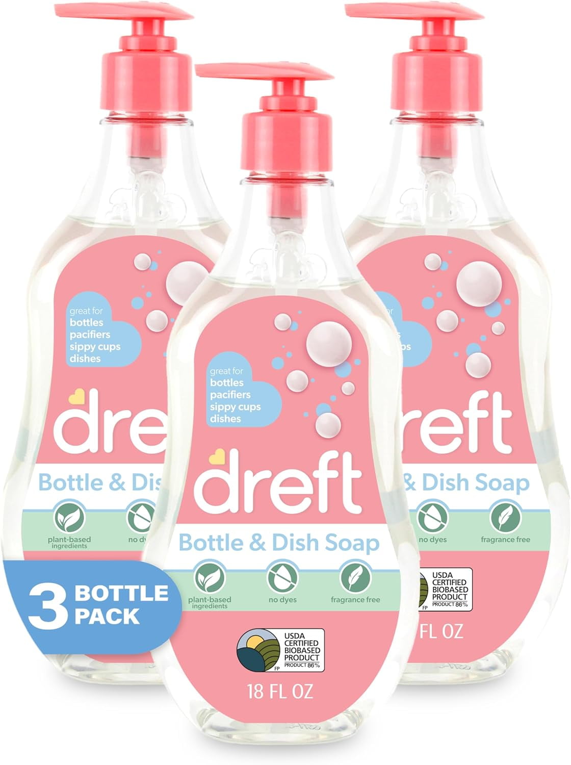 Bottle and Dish Soap | Made to Clean Baby Bottles, Sippy Cups ...