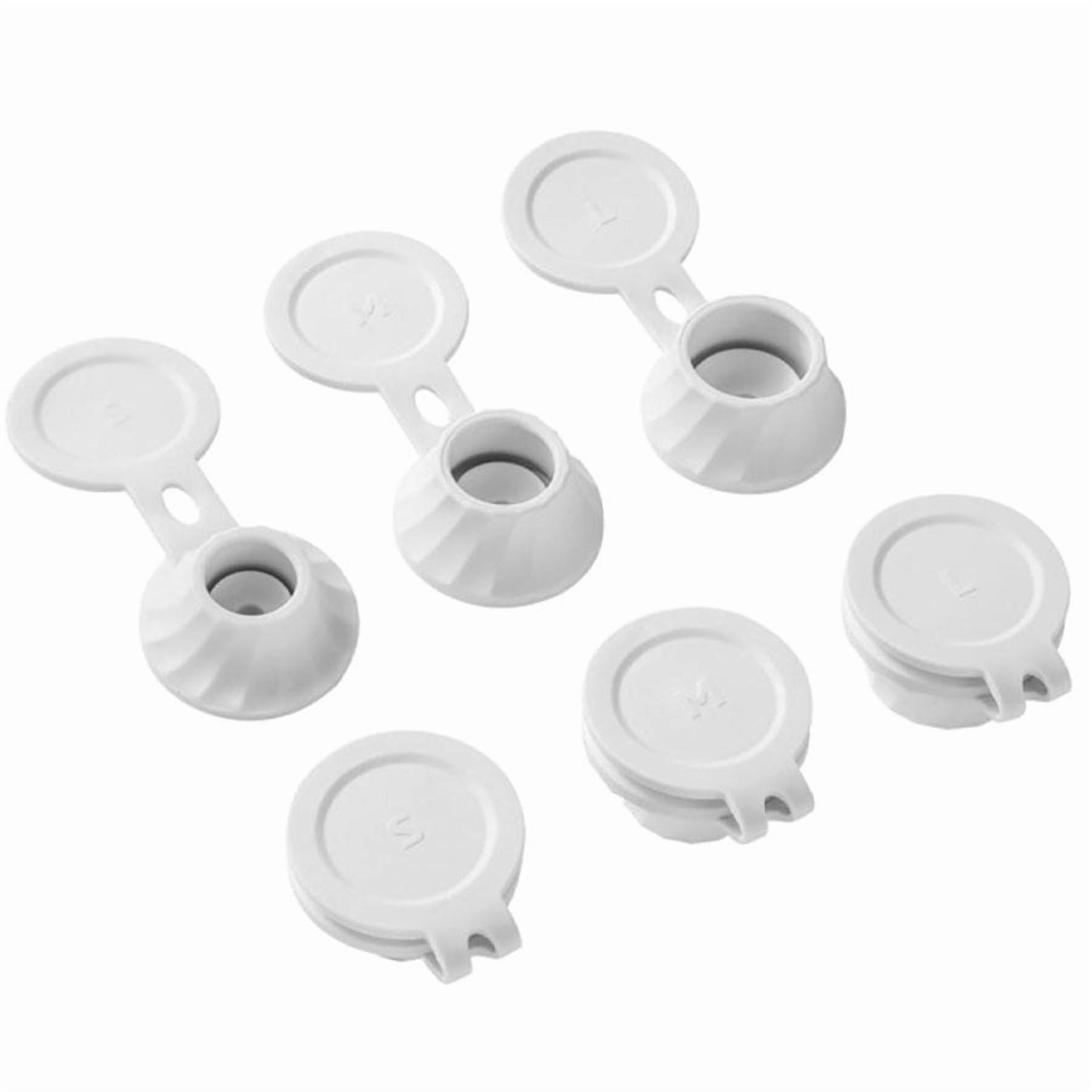 Bottle Emptying Caps, 3/6pcs Adapters Transfer Connector, 3 Sizes ...