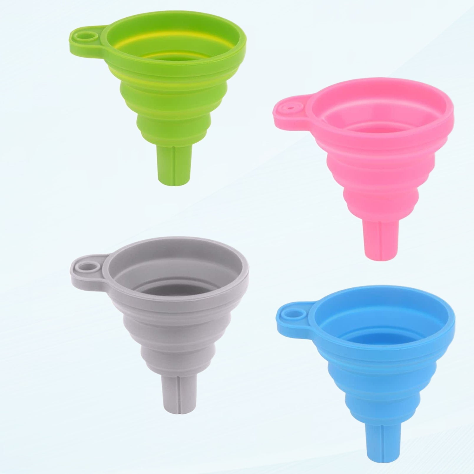 Bottle Filling Funnel, Kitchen Funnel, Kitchen Funnel, Food Grade Silicone Foldable Funnel ...