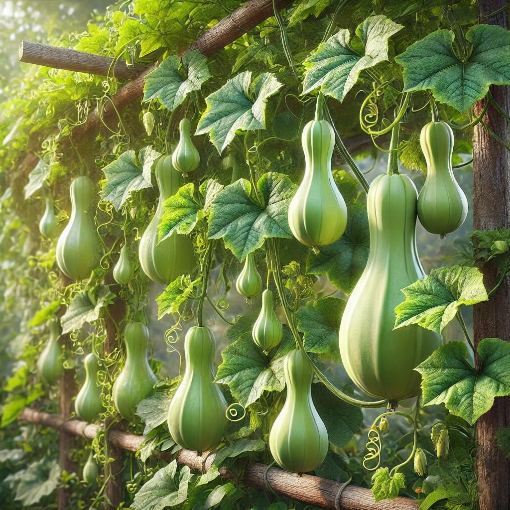 Bottle Gourd Seeds TWE5 - Lagenaria Siceraria | Annual | Fast-Growing ...