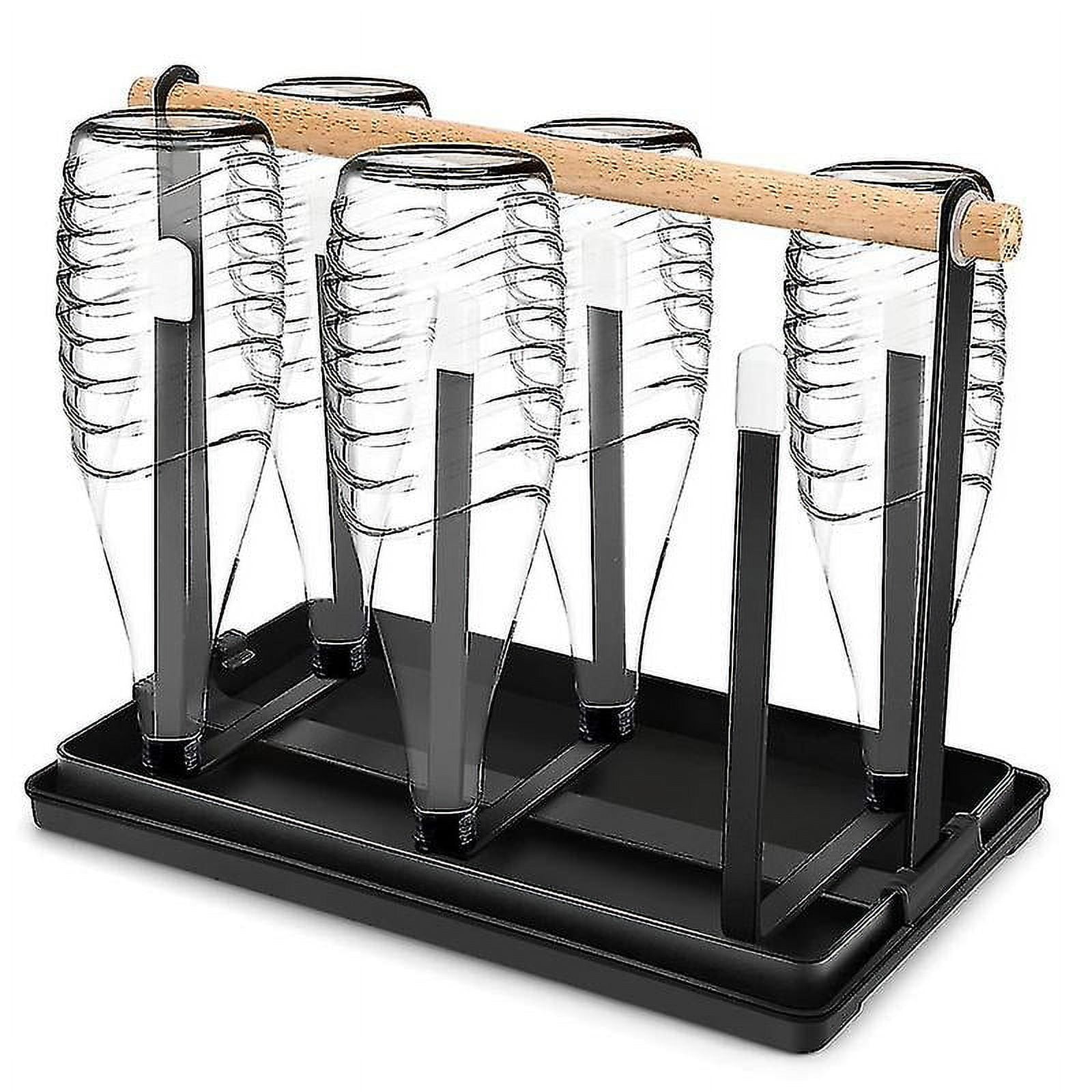 Bottle Holder For Sodastream, 6 Bottle Stand, Drip Rack, Bottles, Metal ...