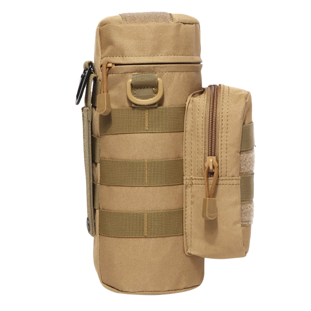 Bottle Holder Molle Hanging Gas Tank Pouch Outdoor Accessories (Khaki ...