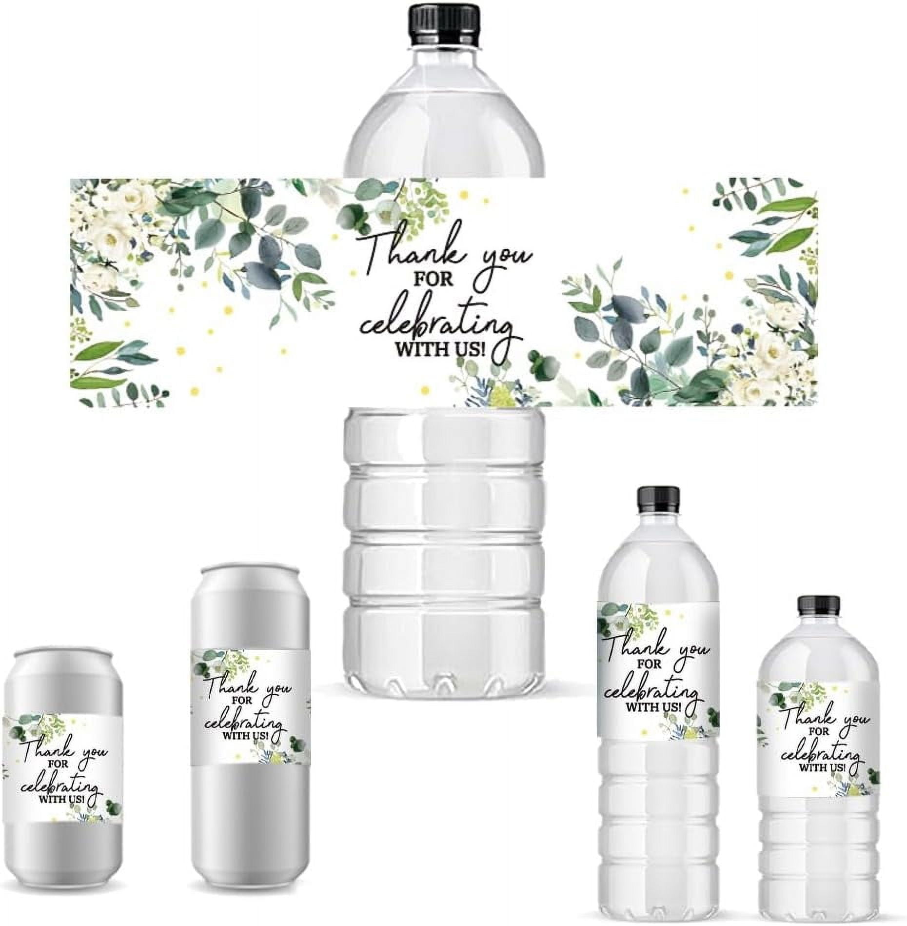 Bottle Label Adhesive Stickers Leaf 216x64mm - Walmart.com