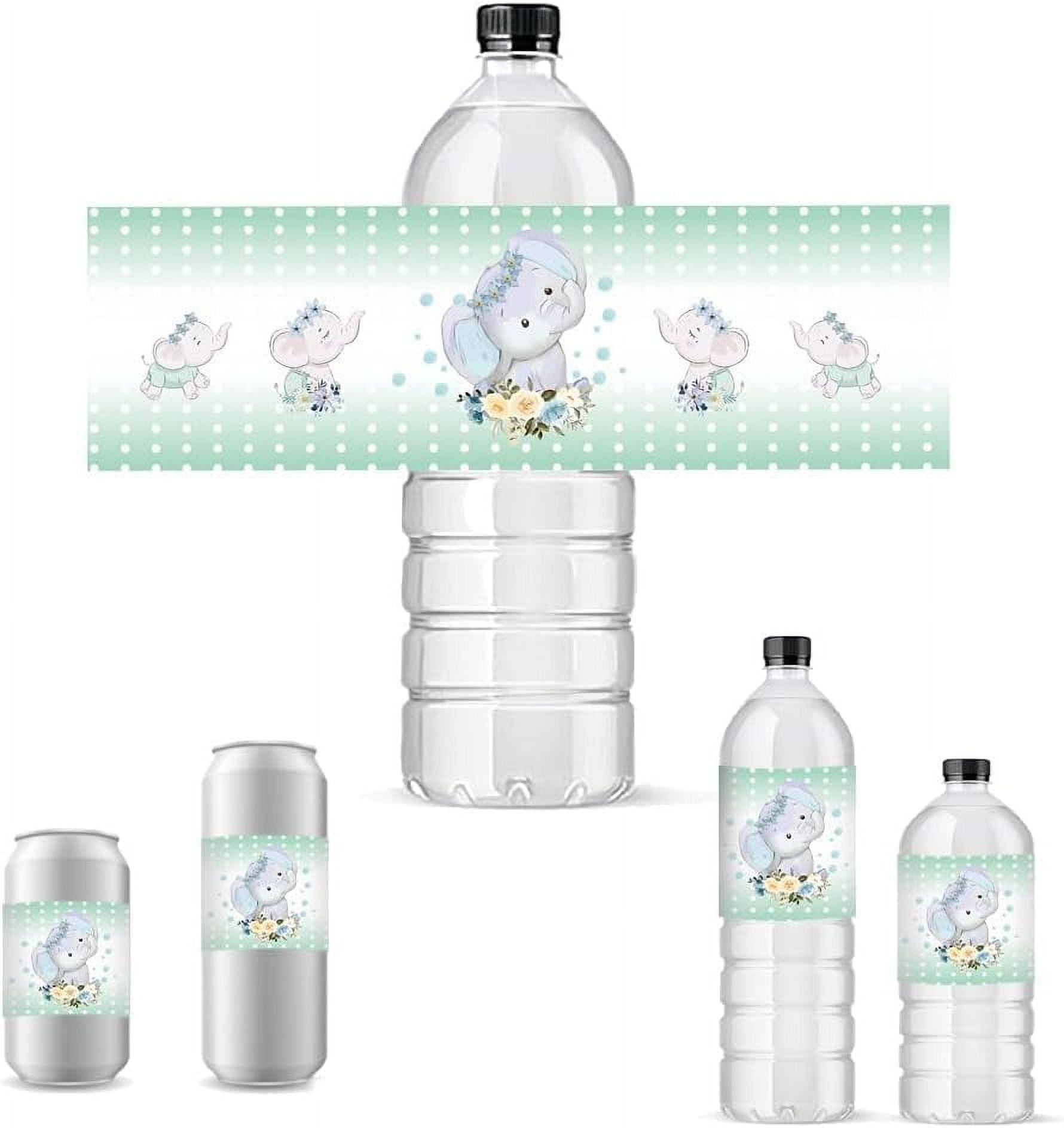 Bottle Label Adhesive Stickers Rectangle Elephant 216x64mm - Walmart.com