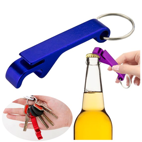 Bottle Opener Keychain Portable Pocket Size Aluminum Beer & Can Opener ...