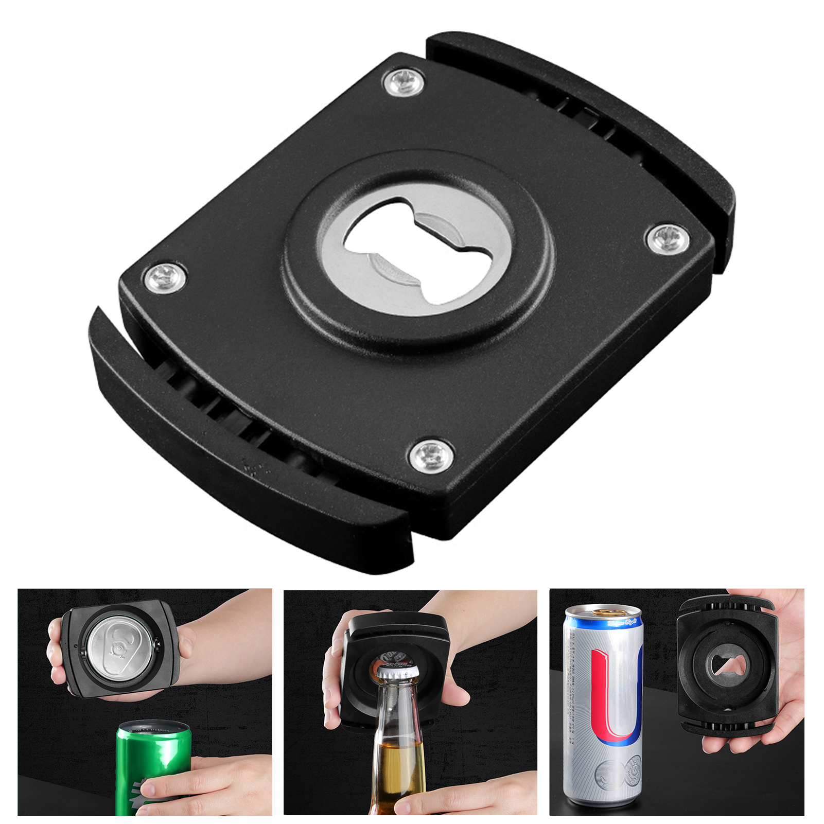 Bottle Opener Stainless Steel Multi-Purpose Heavy-duty Can Lid Remover ...