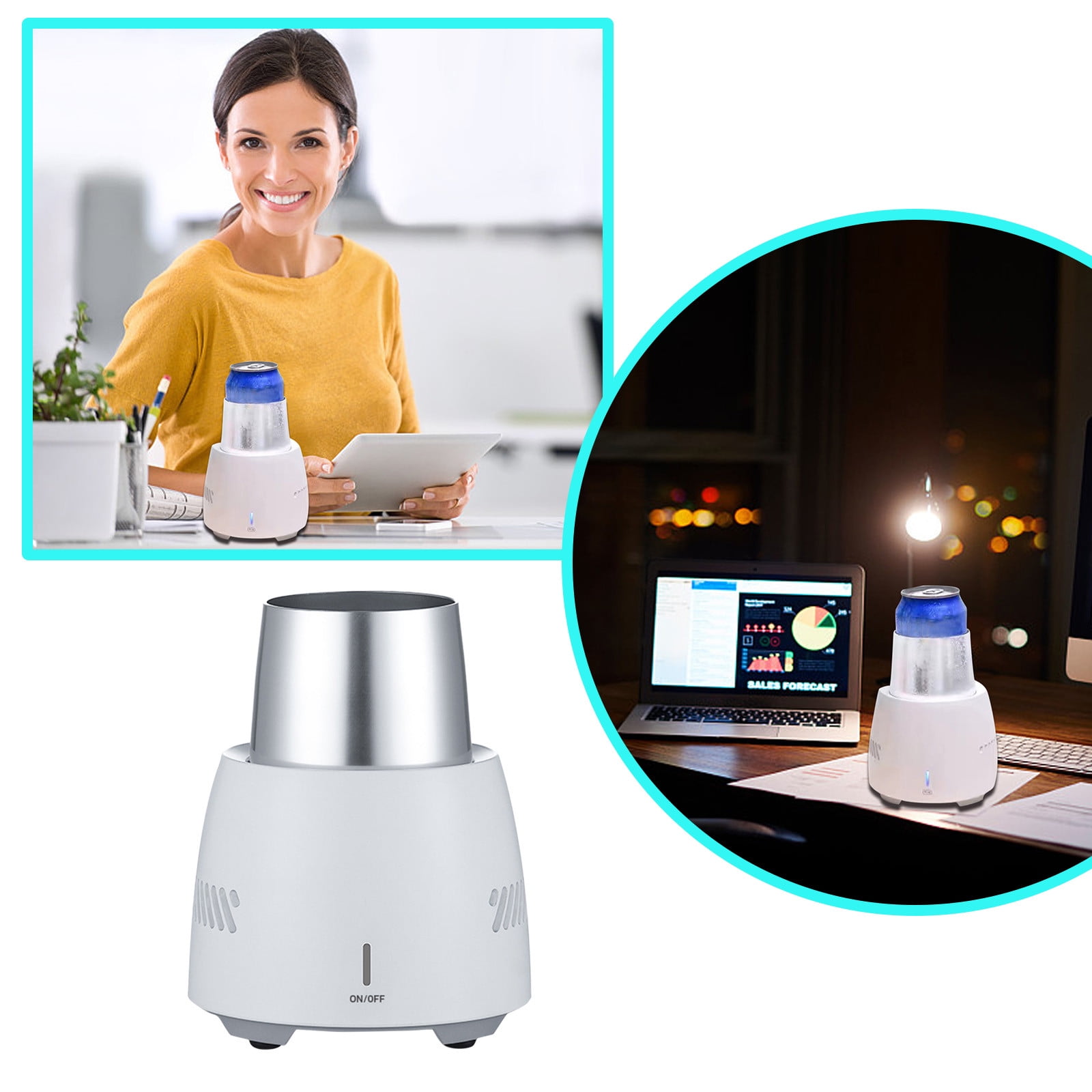 Bottle ! Portable Refrigerator Electric Summer Drink Cooler Kettle ...