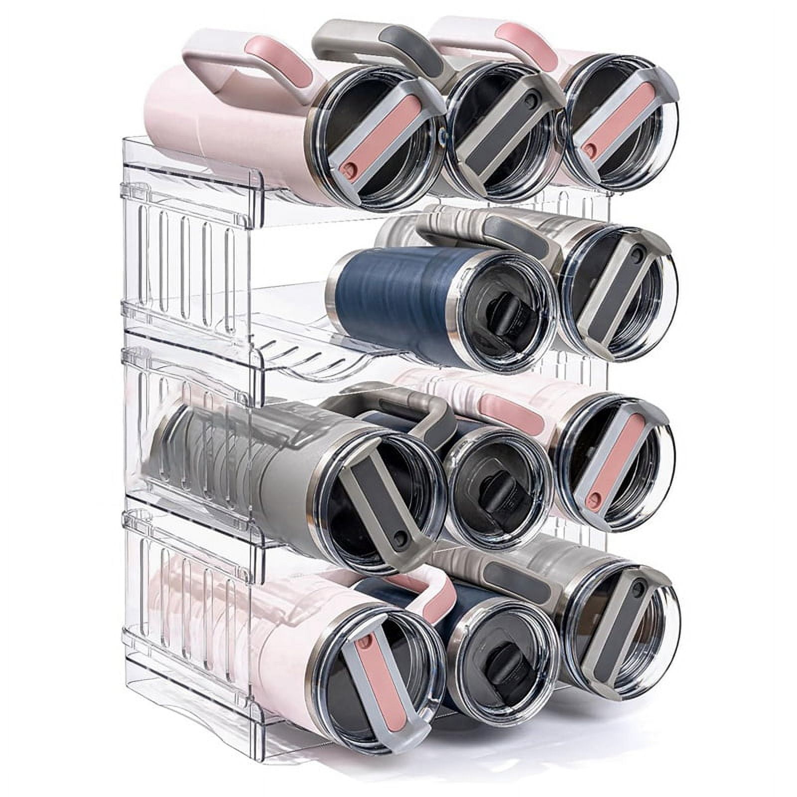Bottle Rack Stackable-Bottle Holder Fridge Organiser Bottles Storage ...