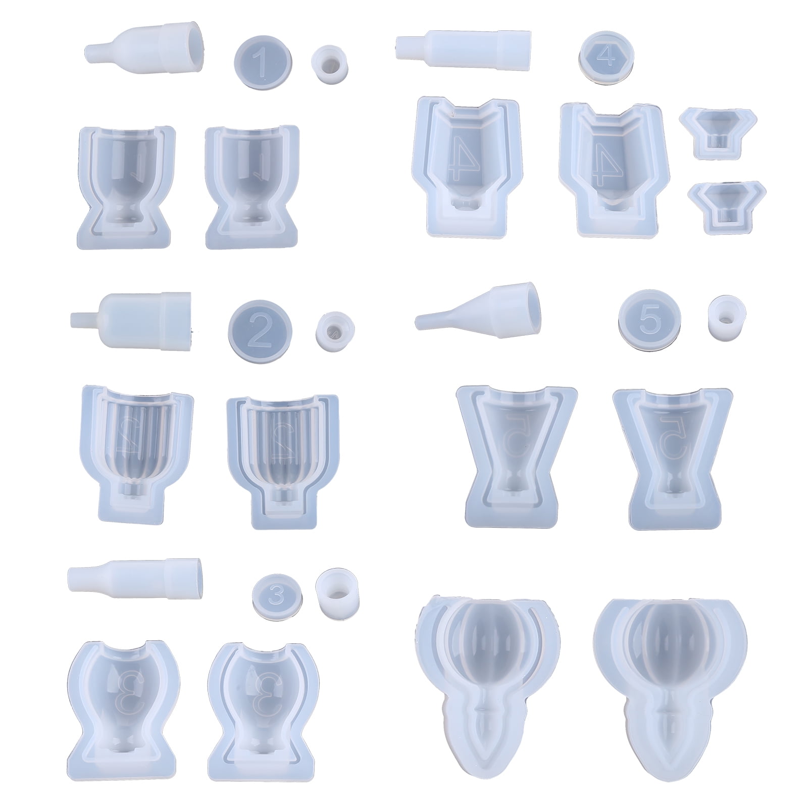 Bottle Resin Mold for w/ Stopper Silicone Container Bottle Mould for ...