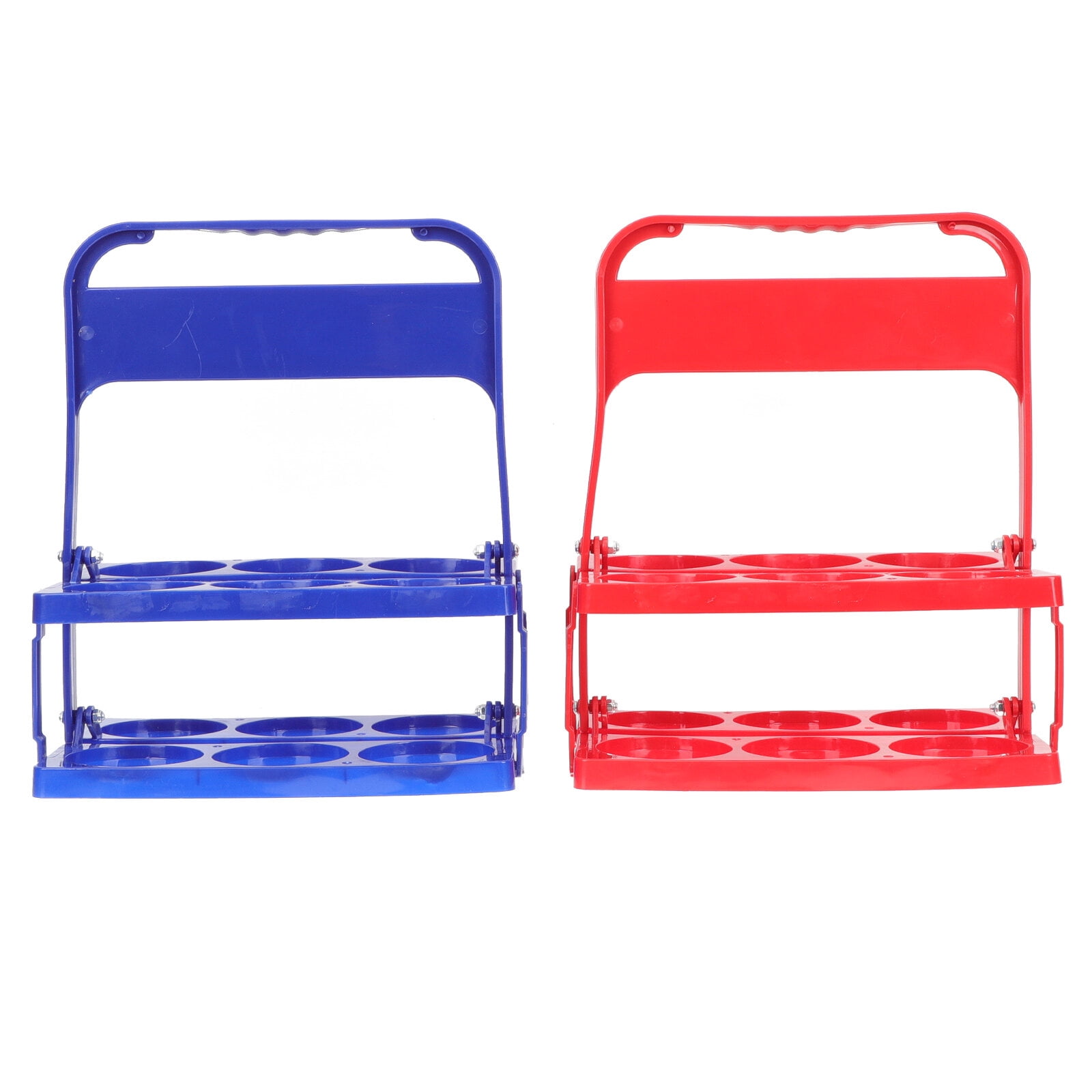 Bottle Shelf 2 Pcs Beer Basket Storage Rack Plastic Wine Holding ...