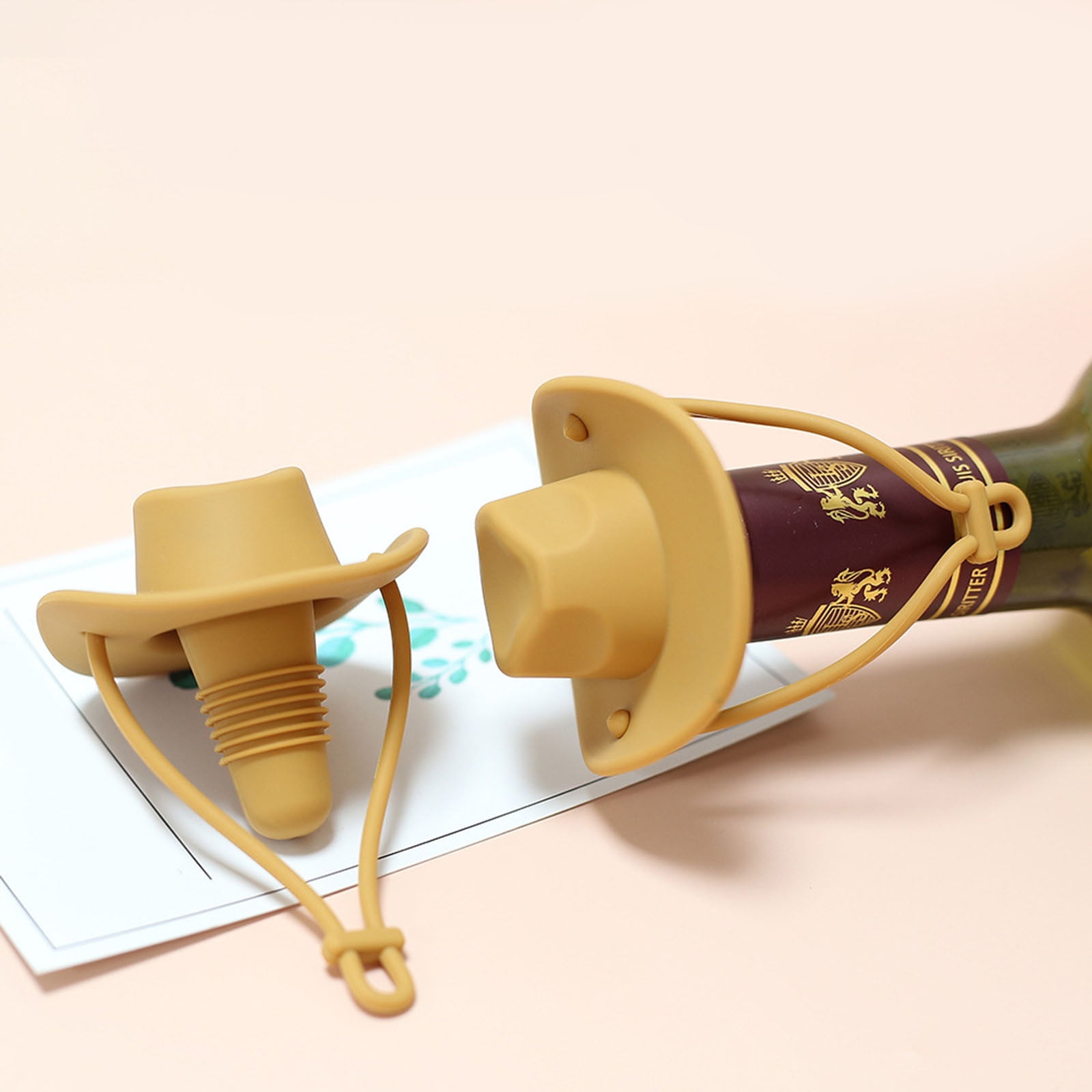 Product Category Stopper - Cowboy Hat Design Reusable Bottle Stopper ...