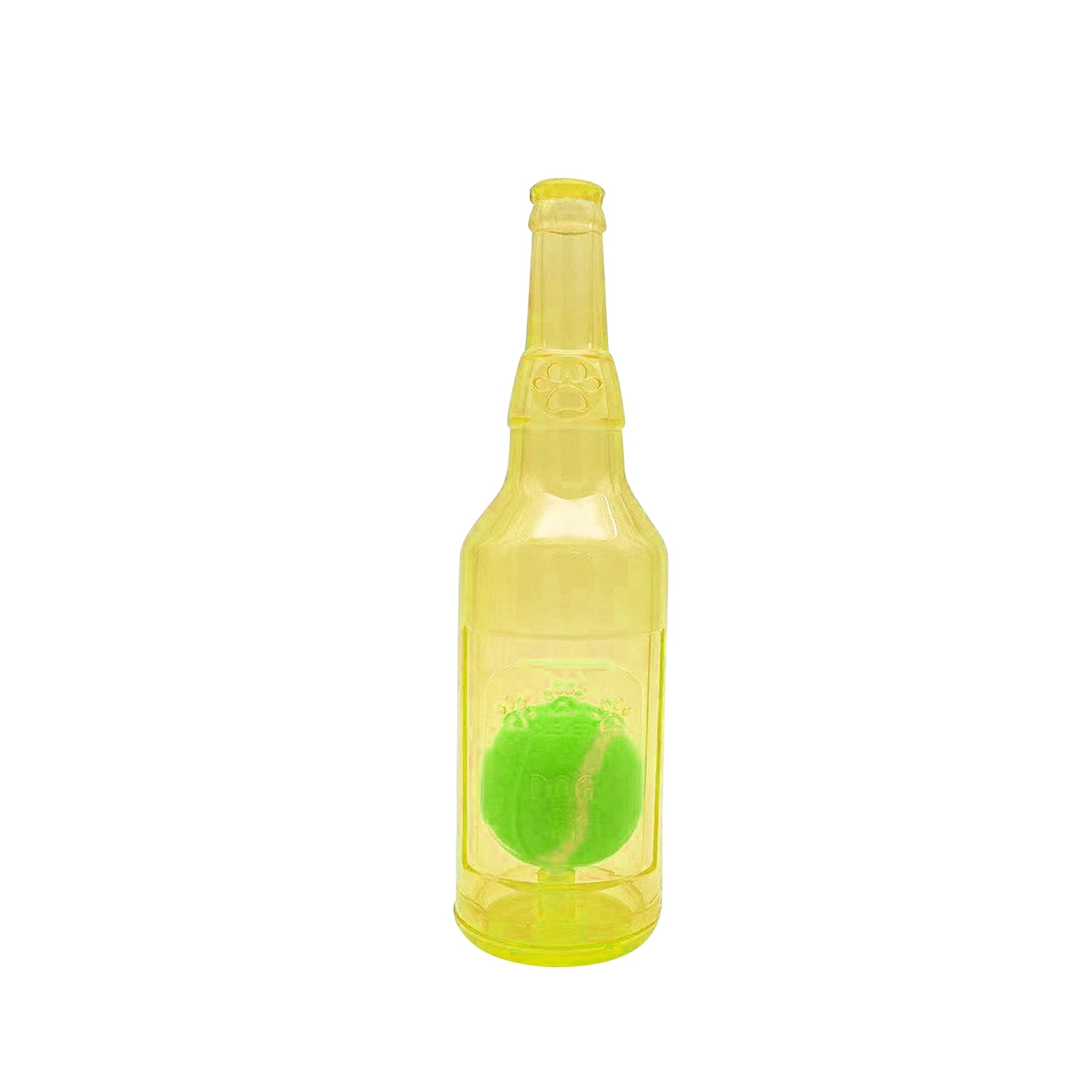 Bottle Toy - Plastic Bottle Toys for Dogs with Tennis Ball, Squeaky Dog ...