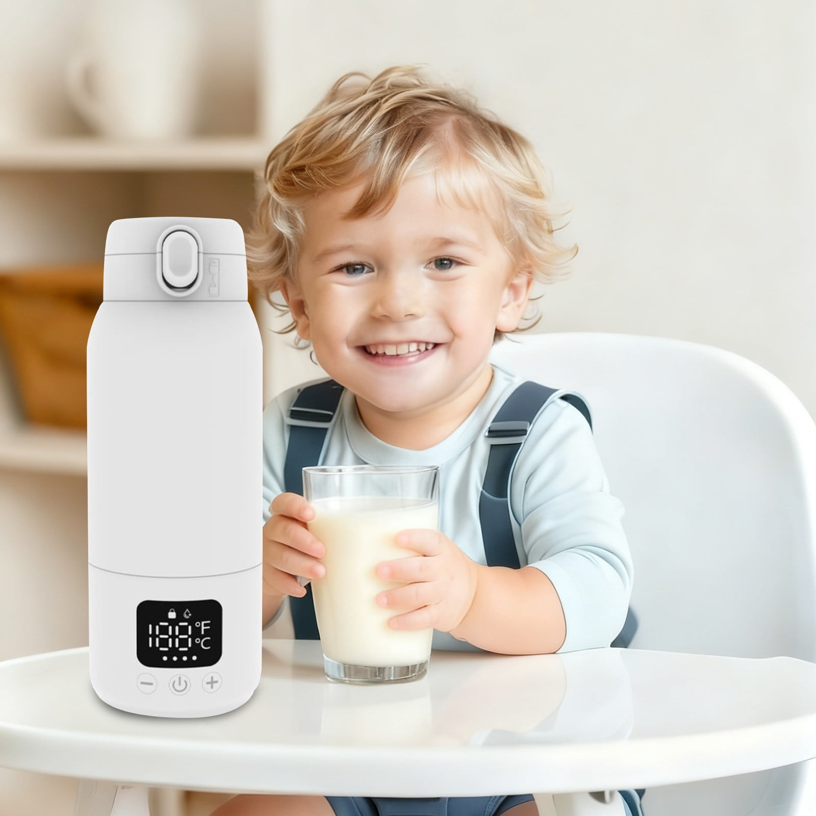 Bottle Warmer Portable Travel Fast Heating for Breast Formula & Water ...