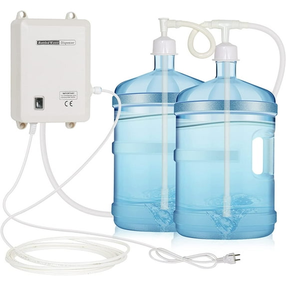 Bottle Water Dispensing System with Double Inlets 5 Gallon Water Jug ...