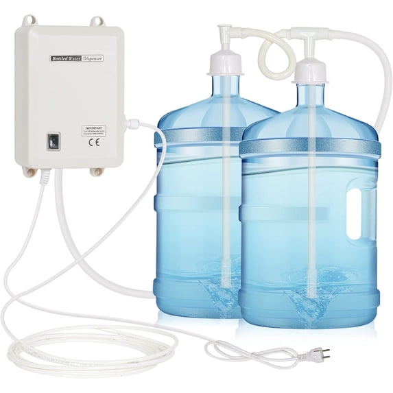 Bottle Water Dispensing System with Double Inlets 5 Gallon Water Jug ...