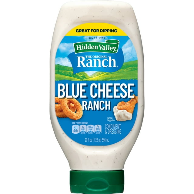 Bottled Hidden Valley EZ Squeeze Creamy Blue Cheese Ranch 20fo ...