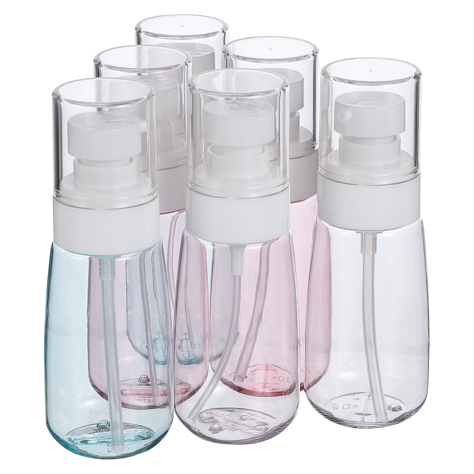 FELTECHELECTR Refillable Travel Container Assorted Color 6Pcs 4.2x2In ...